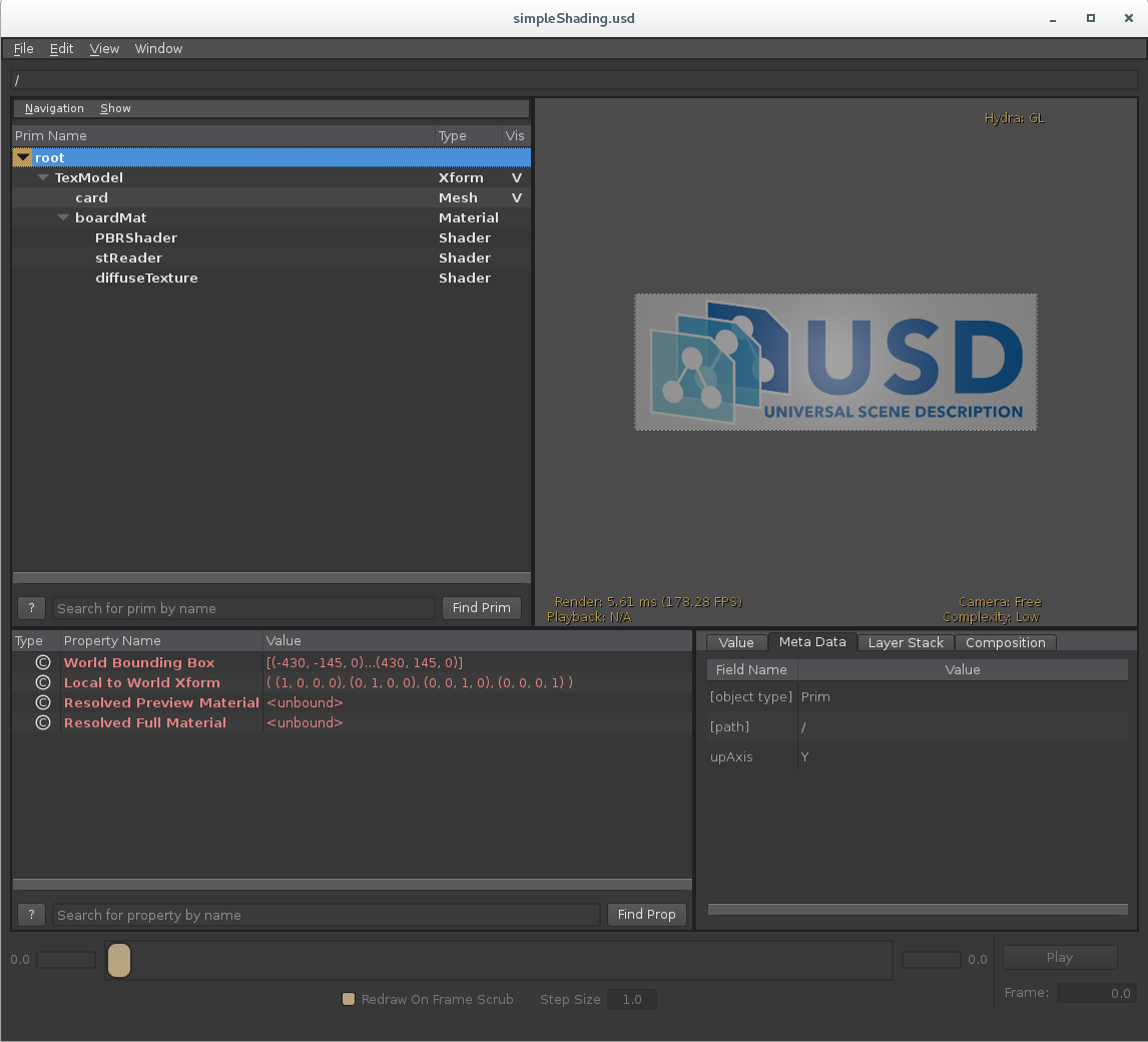 USD Documentation : Simple Shading in USD